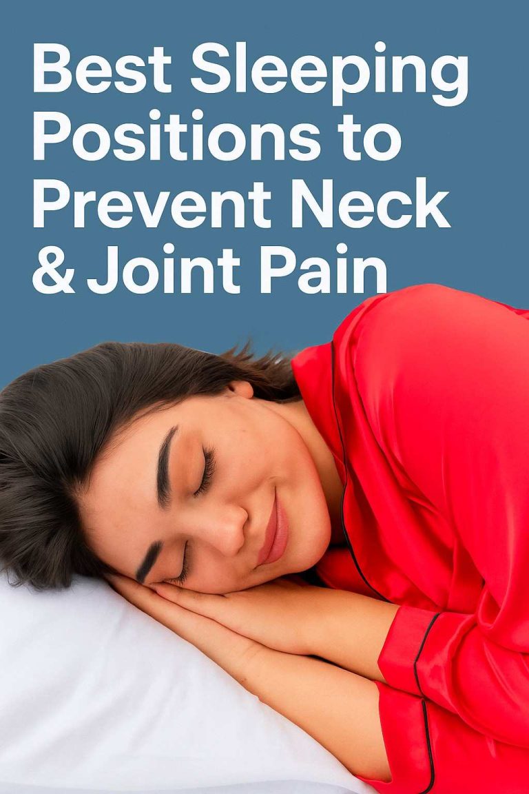 Best Sleeping Positions to Prevent Neck, Back & Joint Pain Relief